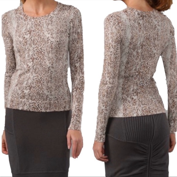 Diane Von Furstenberg | Sweaters | Dvf Black Neva Animal Print Sweater ...